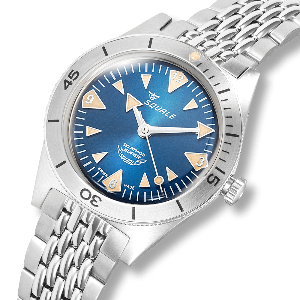Super-Squale Big Arrows Blue Bracelet || Squale Official Website