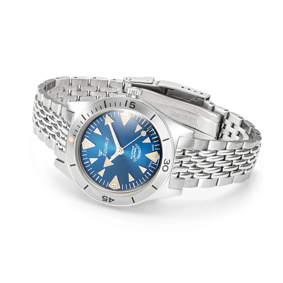 Super-Squale Big Arrows Blue Bracelet || Squale Official Website